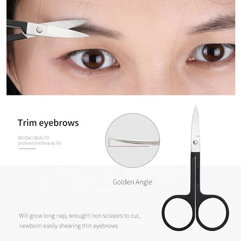 Buy Professional Ear Eyebrow Trimming Stainless Steel Fine Straight ...