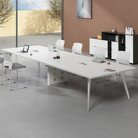 Buy Rectangle Metal Legs Meeting Table Boardroom Tables Modern ...