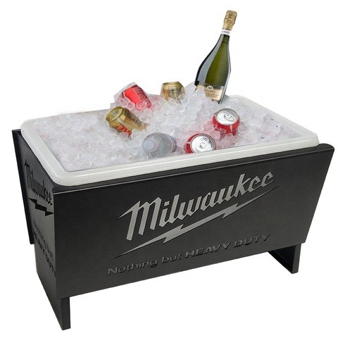 Buy Rectangle Outdoor Deep Fire Pit With Ice Cooler from Botou Kingjoy ...