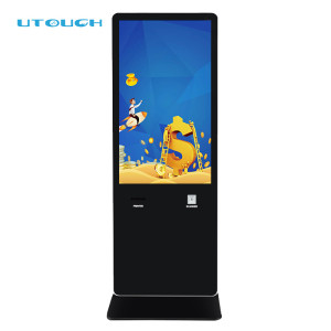 Buy Restaurant Ticket Printer Floor Stand Touch Screen Self Service ...