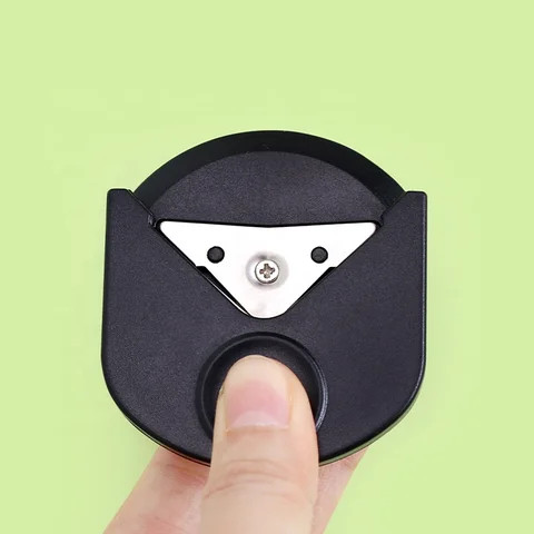 Buy Saitao Custom Plastic Small Paper Corner Cutter School Office Black ...