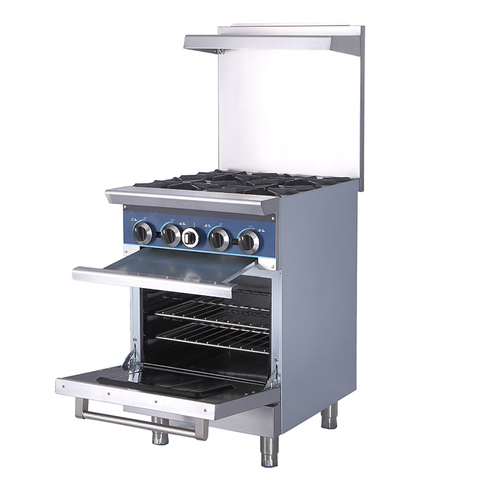 Buy Silver Traditional Steel Kitchen Equipment Standing Cooking Range ...