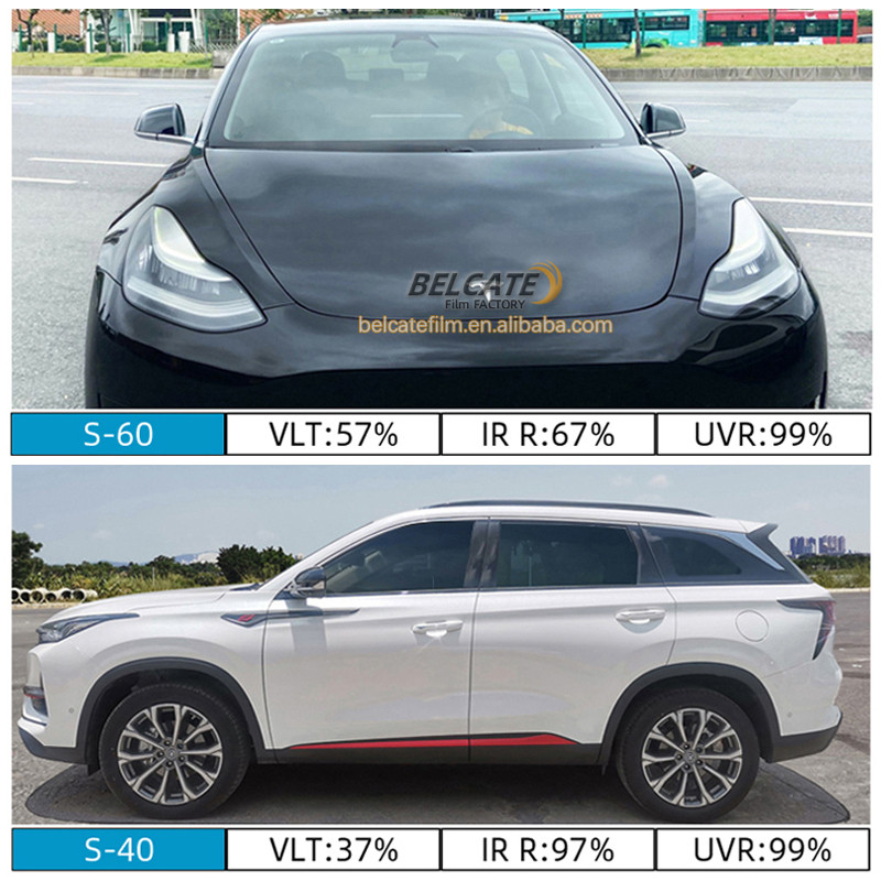 Buy Sputtering Metalized Reflective Window Glass Tinted Nano Ceramic ...