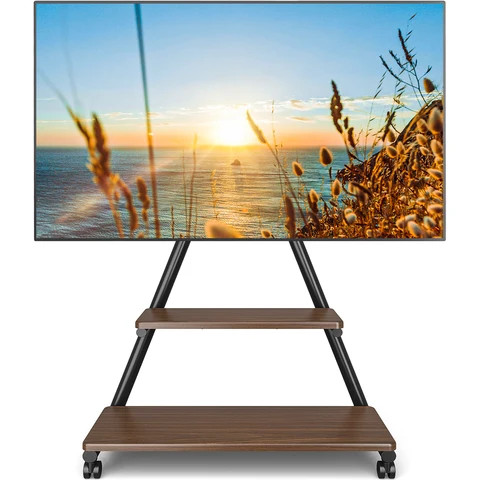 Buy Sturdy Mobile Tv Stand For 43-80 Inch Screens With 360 Wheels ...