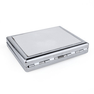 Buy Sublimation Blank Metal Cigarette Case With White Metal Insert from ...
