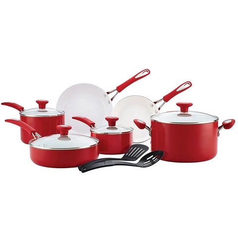 Buy Super Popular Red Several Pieces Set Bakeware With Interior Ceramic ...