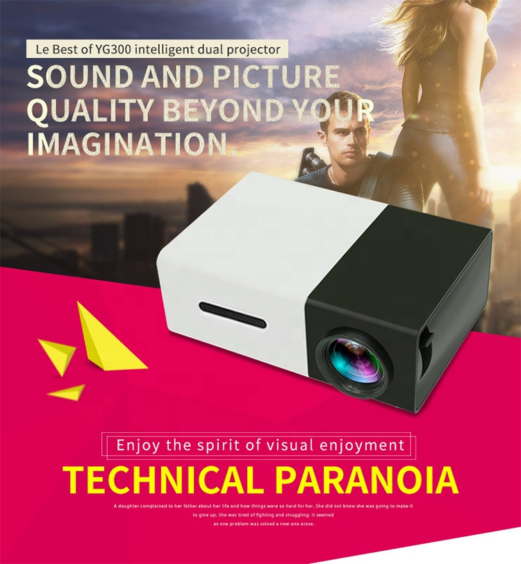 Buy Support Power Bank Power Supply Hd 4k 1080p Projectors Mini Mobile ...