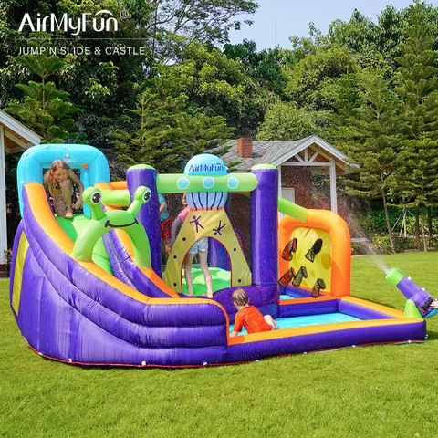 Buy Trampoline Inflatable Castle Bouncy House Air Inflatable Bouncer ...