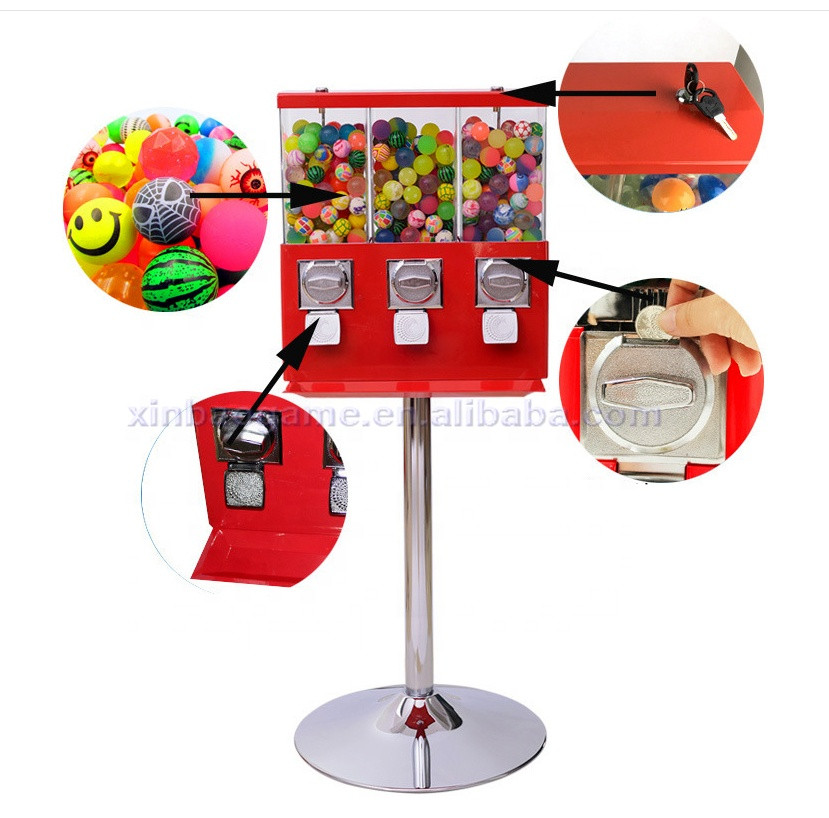 Buy Triple Head Candy Vending Machine from Guangzhou Xinbao Electronic ...