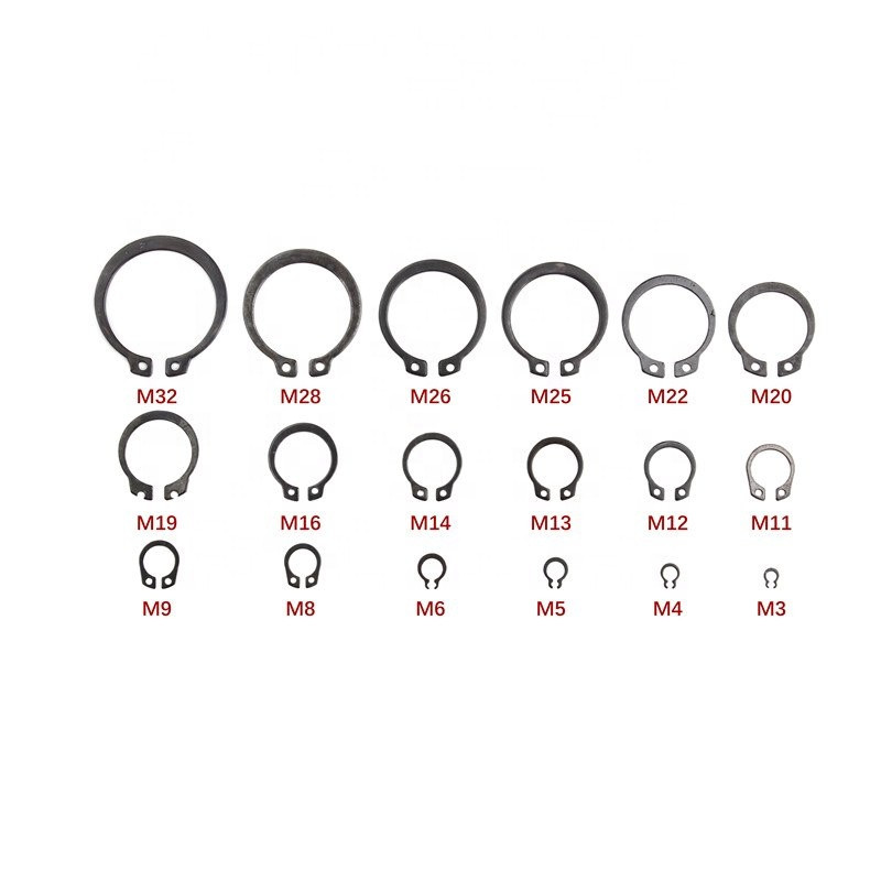 Buy Urlwall 18 Sizes Metal Circlip 300pcs O-ring Washer Seals Internal ...