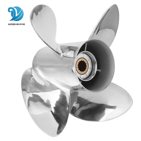 Buy Wholesale Outboard Boat Propeller 4 Blade Yamaha Propellers 13 1 ...