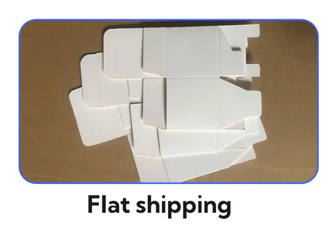 Buy Zsbs1 White Sbs Board Folding Rectangle Box For Small Jewelry ...