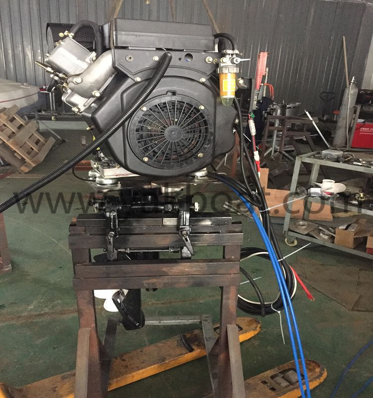 Buy New 30 Hp Diesel Outboard Marine Engine Double-cylinder Air-cooled ...
