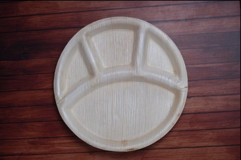 Buy Compartment Plate from Areca Leaf Products, Canada | Tradewheel.com