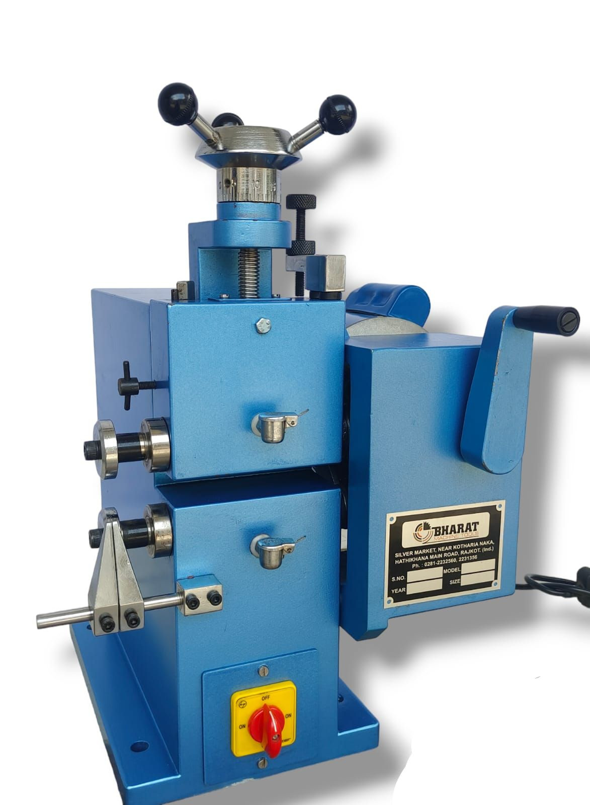Buy Electric Bangle And Ring Groowing Machie from Bharat Machine Tools ...