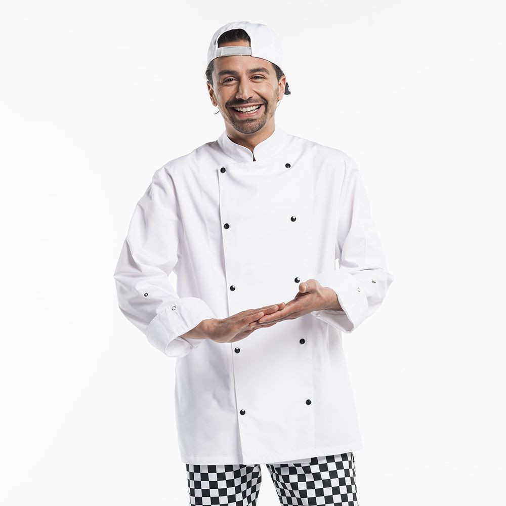 Buy Black French Chef Coat Uniform For Restaurant- Arles from ...