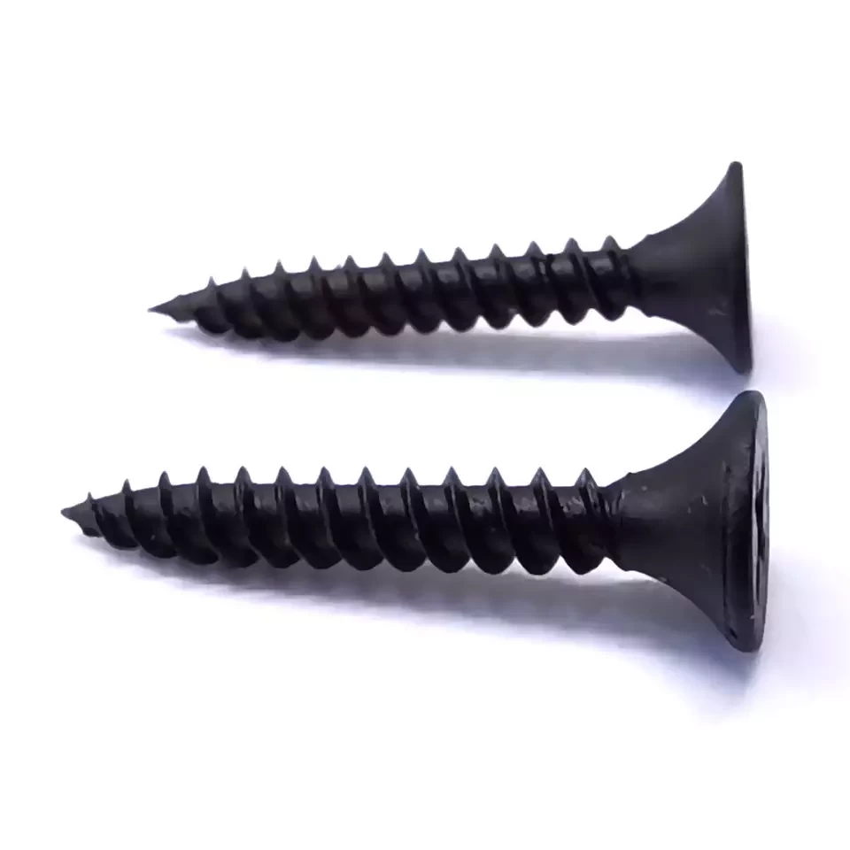 Buy Black Phosphate Fine Double Threaded Drywall Screw from weifang ...