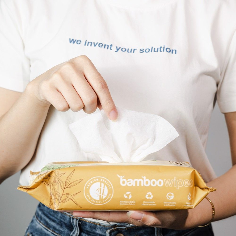 Buy Baboom Wet Wipes Biodegradable 100% Vietnam from Eco Wipes Vietnam ...