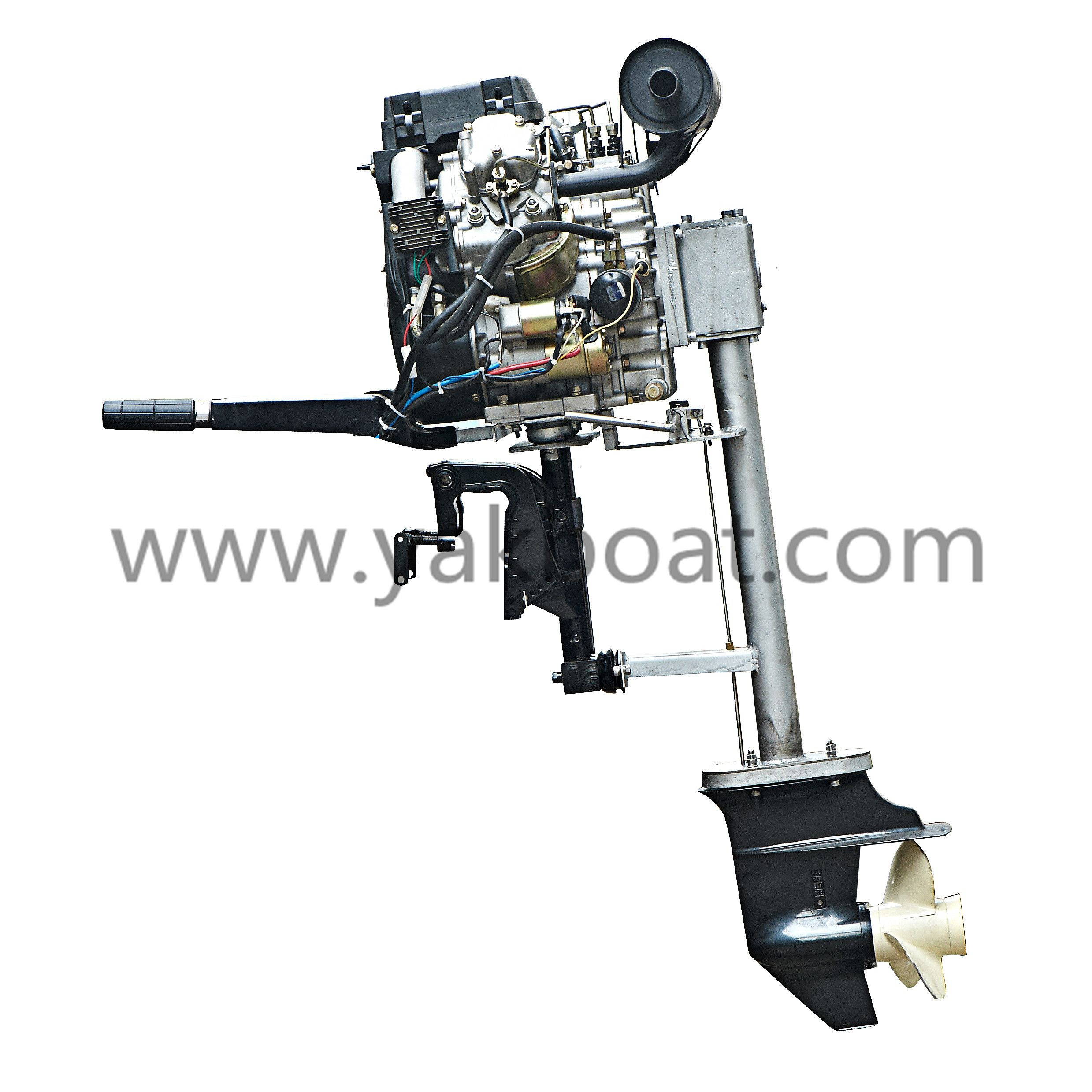 Buy New 30 Hp Diesel Outboard Marine Engine Double-cylinder Air-cooled ...