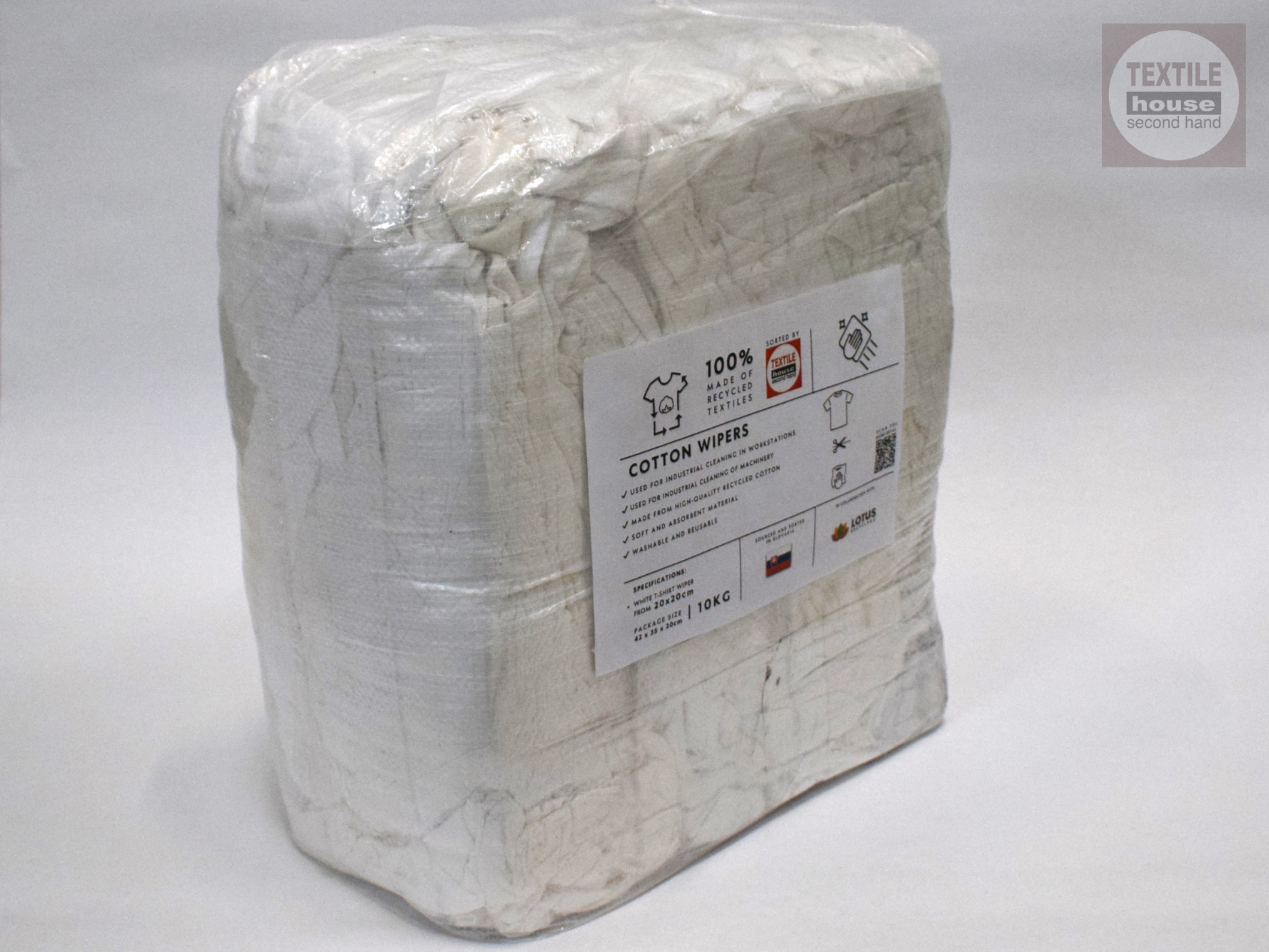 Buy Cotton Wiping Rags: Flannel Wiper from Textile House for EURO TRADE ...