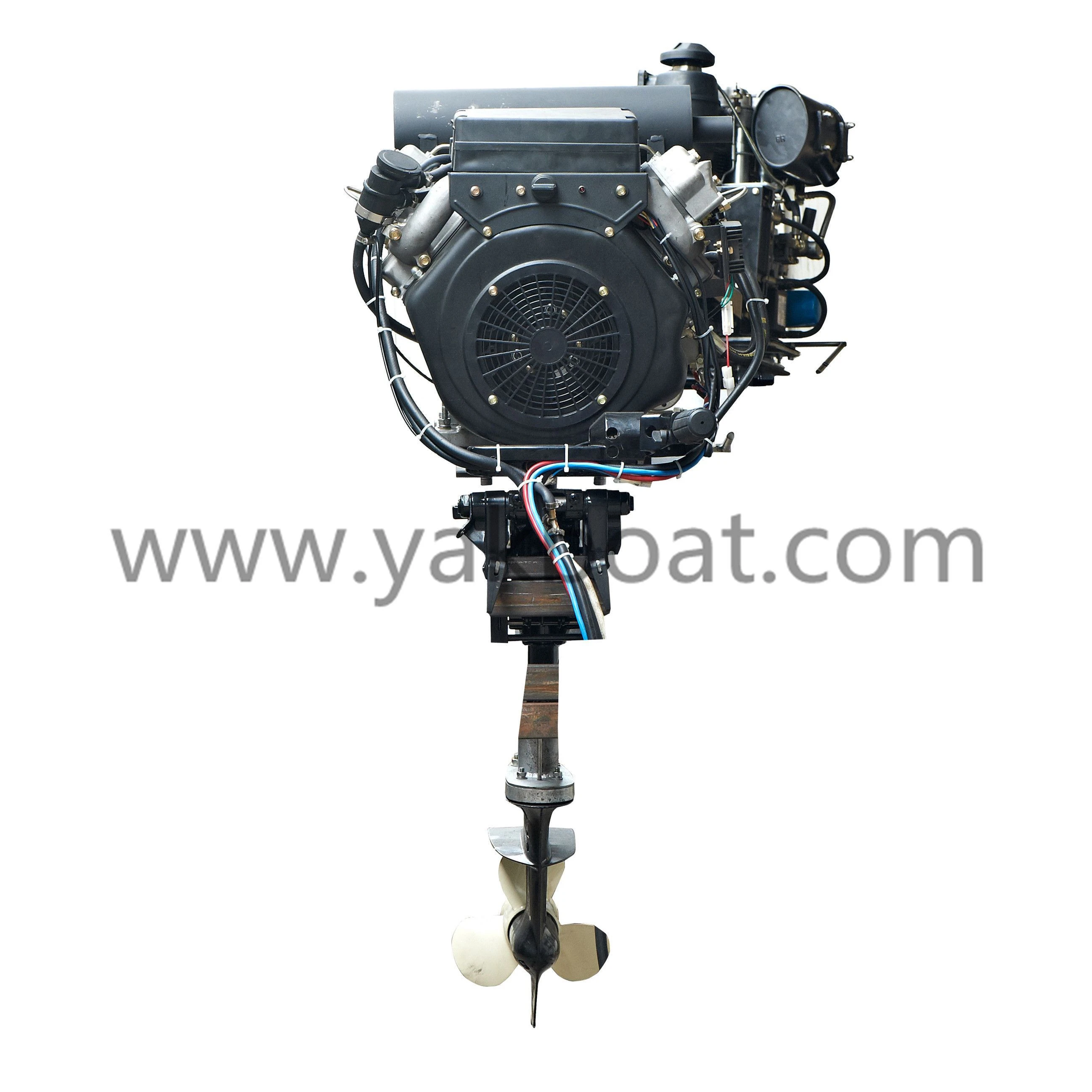 Buy New 30 Hp Diesel Outboard Marine Engine Double-cylinder Air-cooled ...