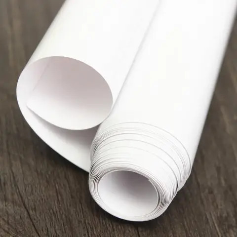 Buy 1.37x50m Pvc Vinyl Printable Vinyl Glossy/matte White Pvc Self ...