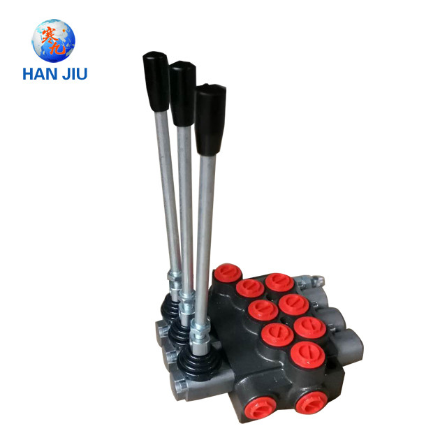 Buy 4 Way Manual Hydraulic Valve 4p40 from Shijiazhuang Hanjiu ...