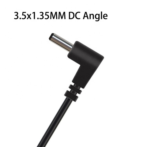 Buy 90 Degree Angle Dc Barrel Jack Male 3.5x1.35mm To Stripped Tinned ...
