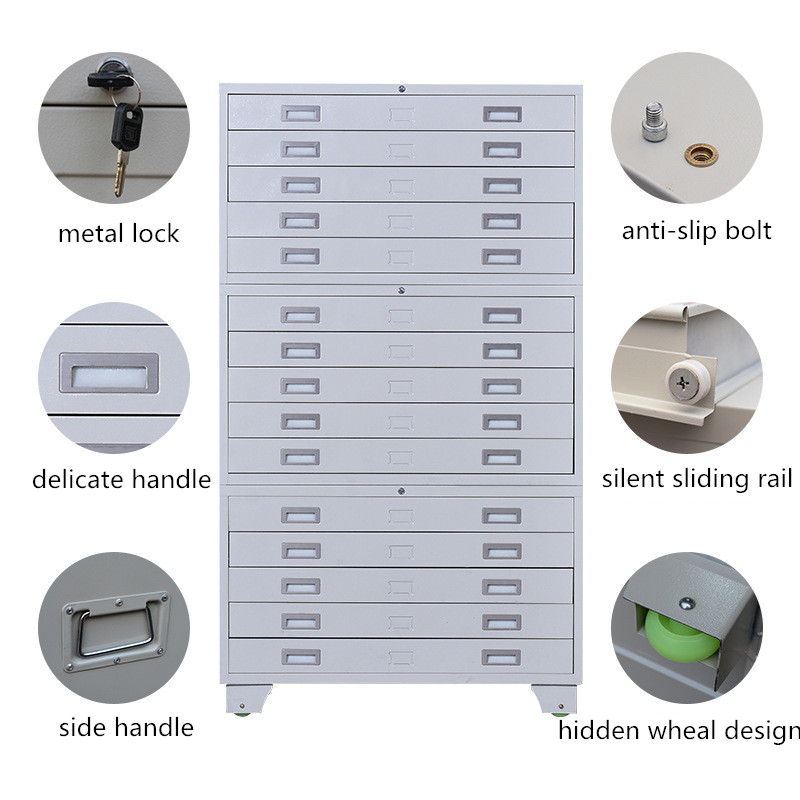 Buy A0 Paper Map Cabinet Plan Drawing Filing Cabinet A1 Paper Drawing ...