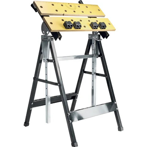 Buy Adjustable Woodworking Table Work Bench Stand Saw Horse Portable ...