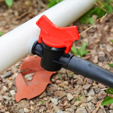 Buy Agricultural Tee Hose Thread Offtake Valve Drip Irrigation Mini ...