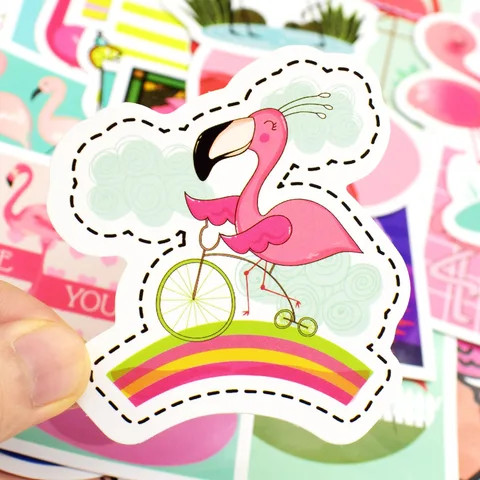 Buy Animal Cute Cartoon Vinyl Stickers For Water Bottles Laptop ...