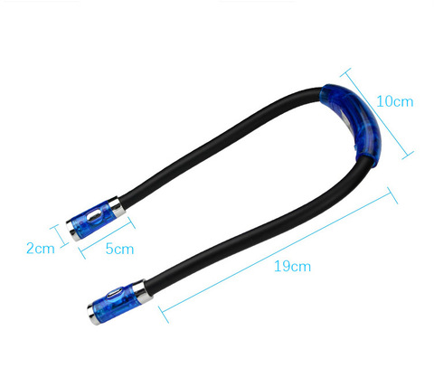 Buy Black Wearable Neckband Portable U-shaped Flexible Folding Necking ...