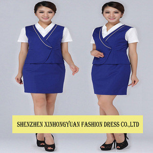 Buy Custom Fashion Bank Uniforms For Women from Shenzhen Xinhongyuan ...