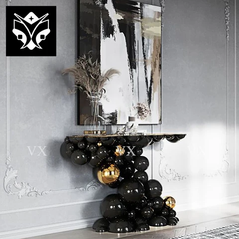 Buy Custom Italian Design Entryway Modern Luxury Stainless Steel Metal ...