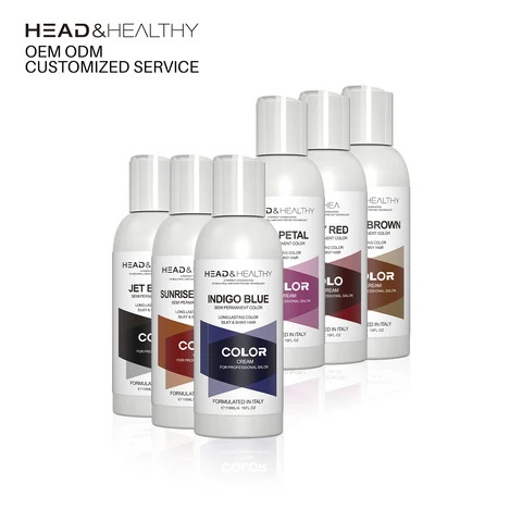 Buy Custom Red Black Hair Color Dye Shampoo from Shihuanuo (guangdong ...