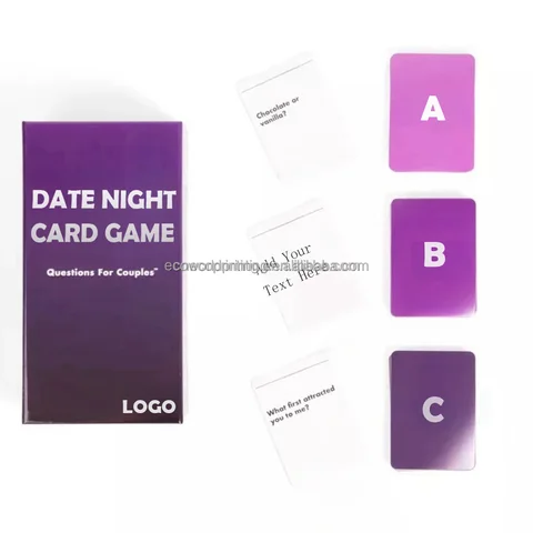 Buy Custom Romantic Date Night Idea Cards Game For Couples 3 Games In 1 ...