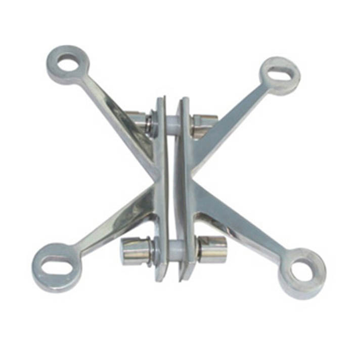 Buy Facade Spider Fixing System / Stainless Steel Glass Spider / 4 Arm ...