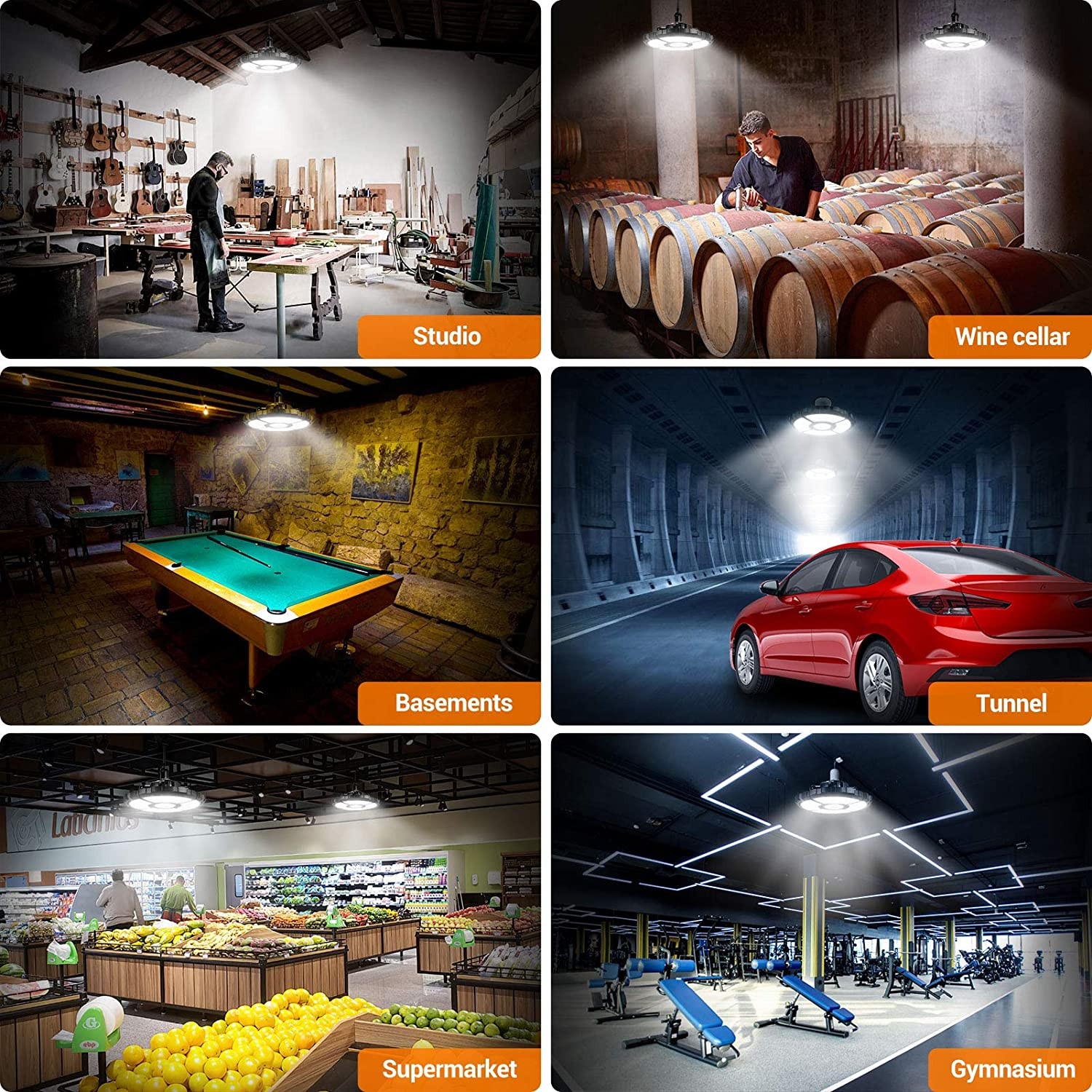 Buy Factory Warehouse Industrial Luminaire Fixture Ip65 Waterproof Smd ...