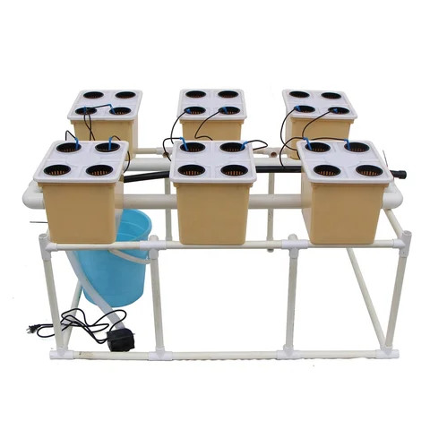 Buy Greenhouse 6 Barrel Hydroponics System Dutch Bucket For Grow ...