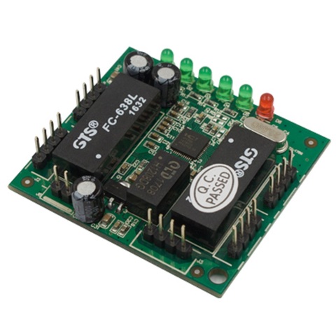 Buy High Quality 5 Ports 4 Pin Header 10/100mbps Ethernet Network ...