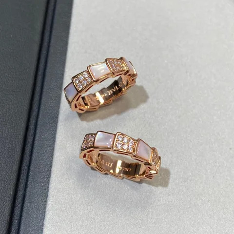 Buy Hot Selling Snake Ring Snake Head V Gold Natural White Friary Set ...