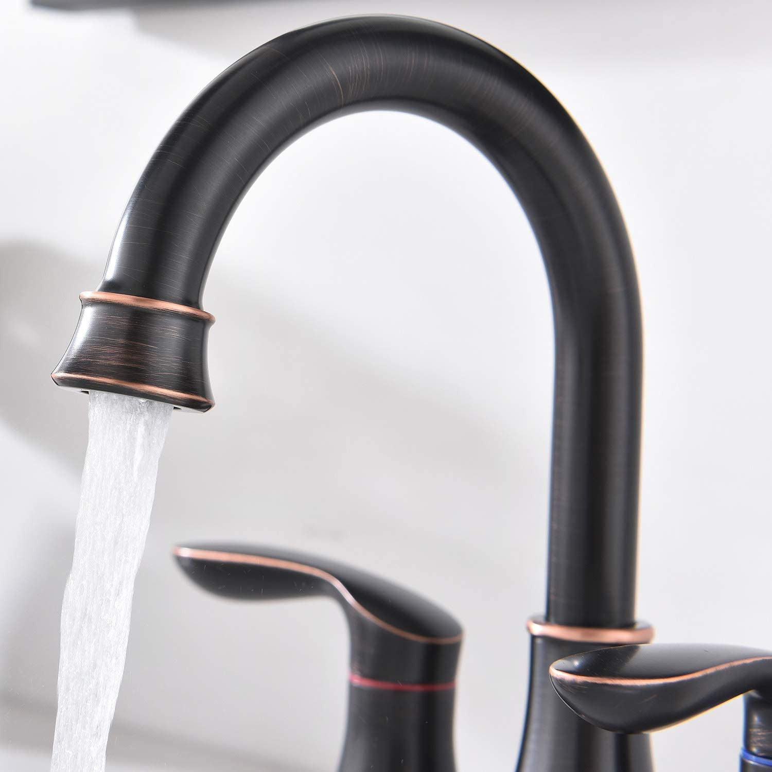 Buy Lead-free Modern Commercial Two Handle Oil Rubbed Bronze Bathroom ...