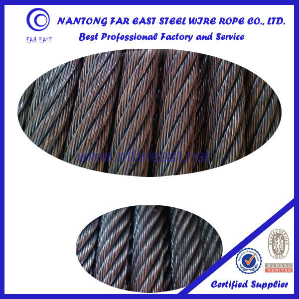 Buy Lifting Steel Wire Rope 8*19s Sisal Core 12mm,steel Cable , Galv ...