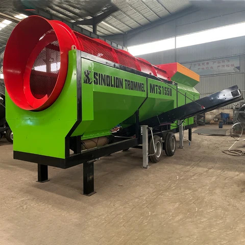 Buy Low Consumption High Efficient Heavy Duty Sorting Trommel Screen ...