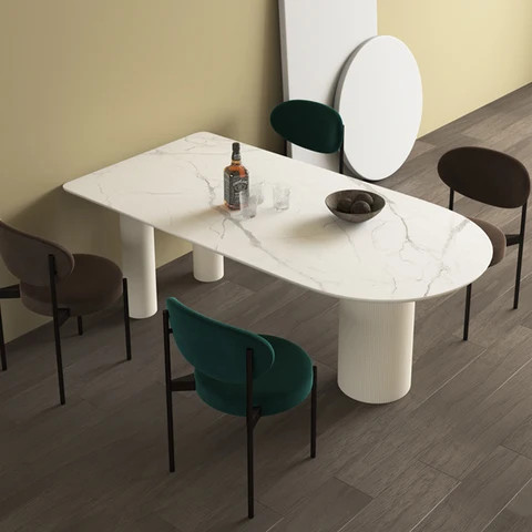 Buy Mesa De Jantar Marble Dining Table Set 6 Seater Home Table A Manger ...