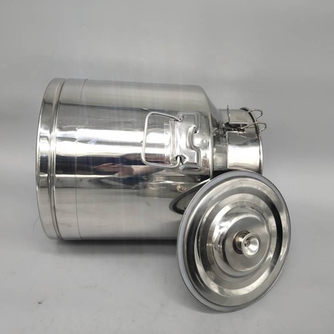 Buy Mini Oil Drum Barrels Lid Stainless Steel Grains Storage Drums For ...