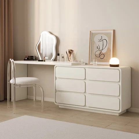 Buy Modern Simple Dressing Table Drawer Integrated Bedroom Light Luxury ...