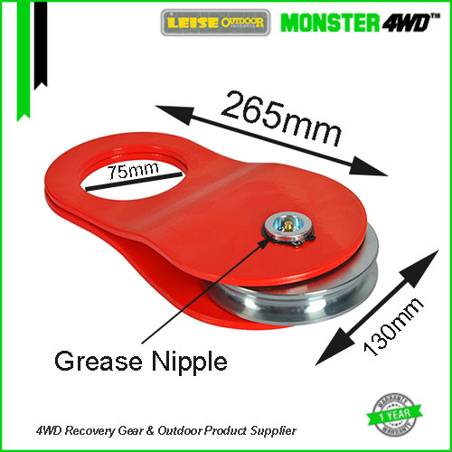 Buy Monster4wd Rated 10000kgs 10t 4wd Heavy Duty Recovery Open Pulley ...