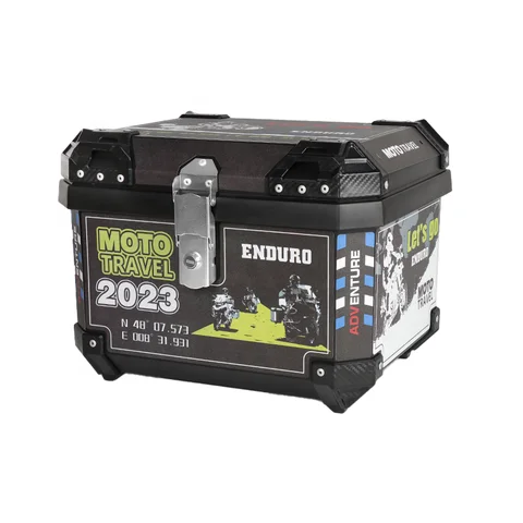 Buy Motorcycle Top Box Plastic Red Motorcycle Top Box Brand Customized ...